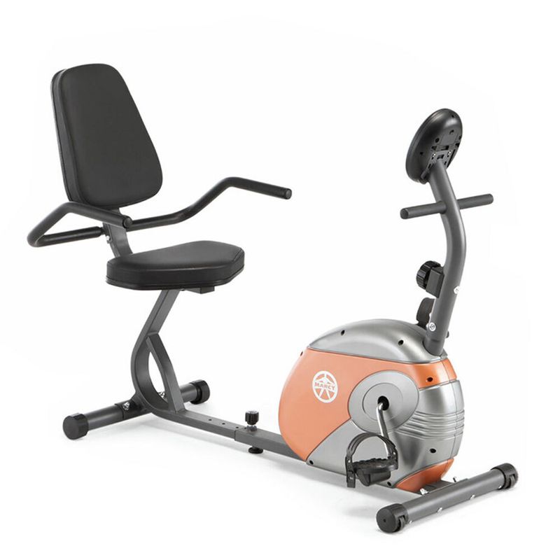 Exercise bike with back support store